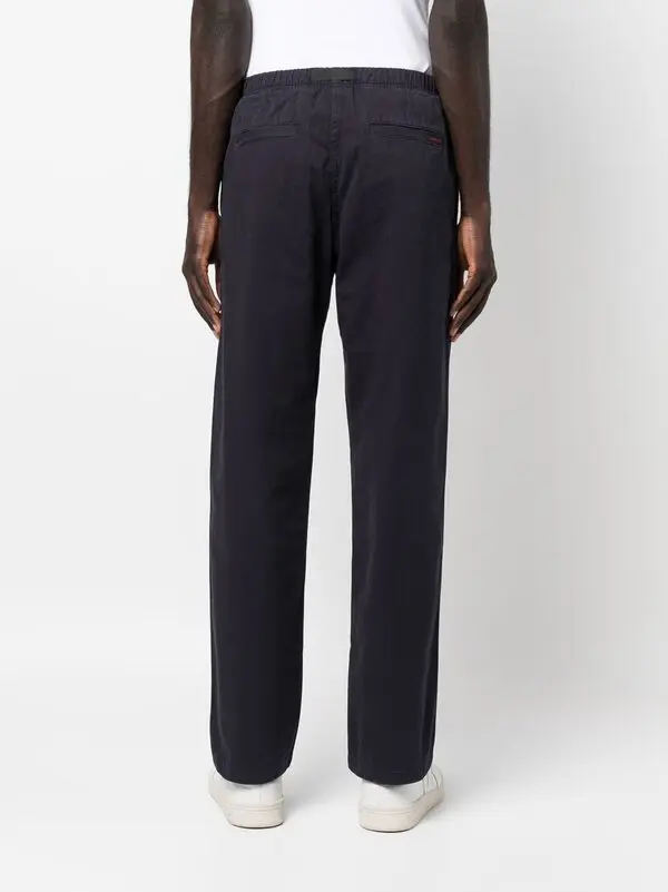 Gramicci Belted-waist Straight-leg Trousers - Blue