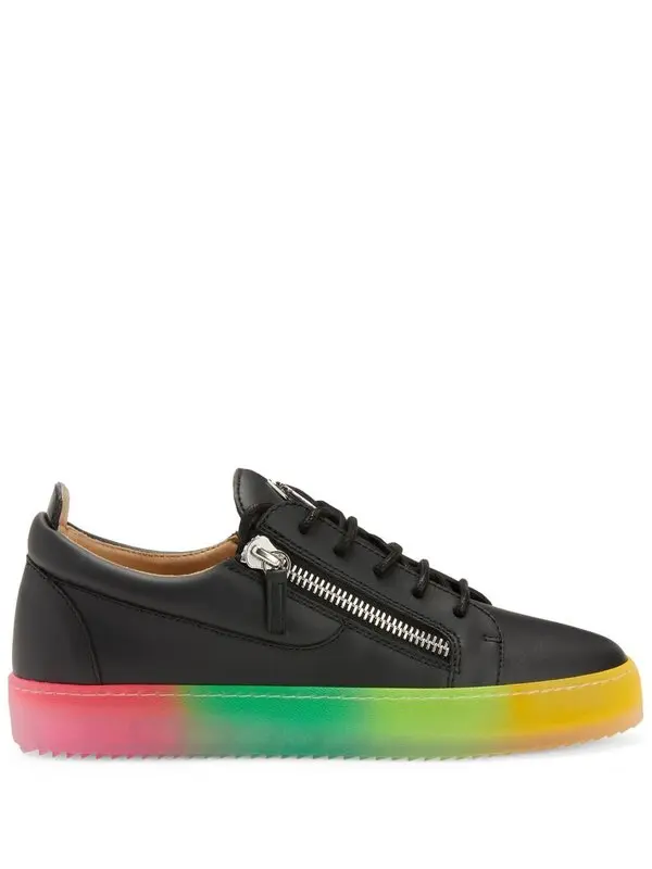 Giuseppe Zanotti Frankie Low-Top Sneakers In Black 70% Off