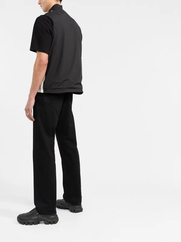 Palm Angels Logo-print Zip-front Jacket - Black