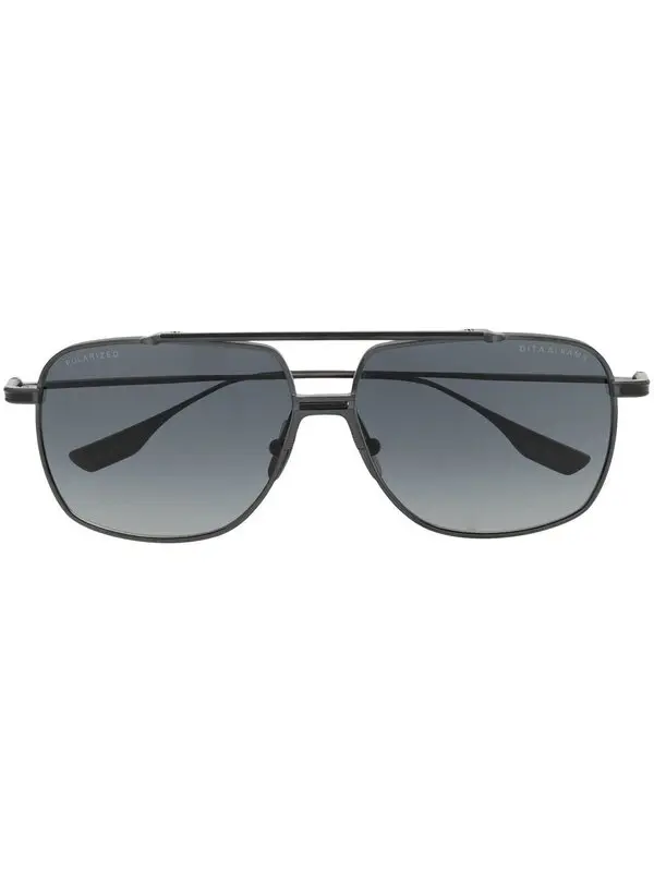 Dita Alkamx Navigator-frame Sunglasses - Silver