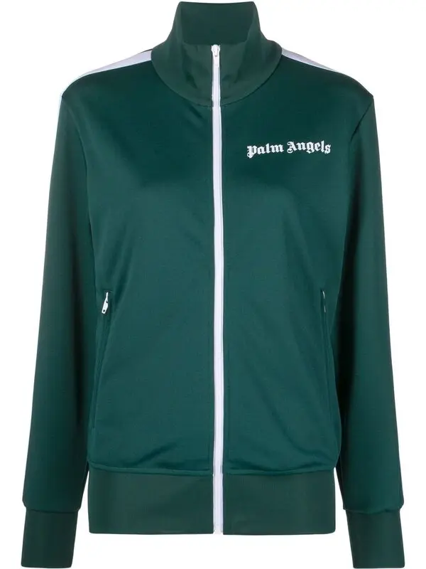 Palm Angels Logo-print Track Jacket - Green