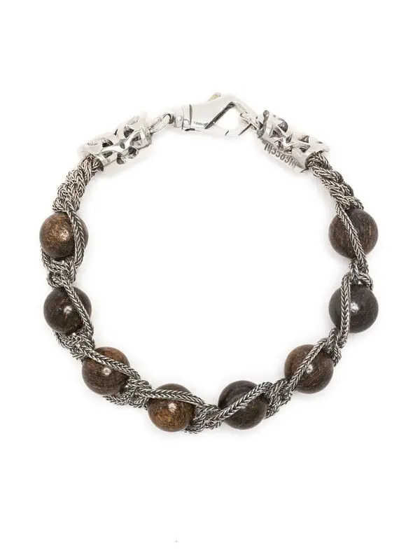 Emanuele Bicocchi Braided Bracelet - Brown