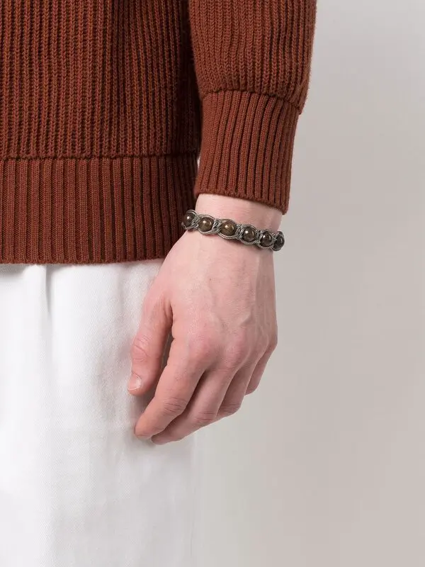 Emanuele Bicocchi Braided Bracelet - Brown