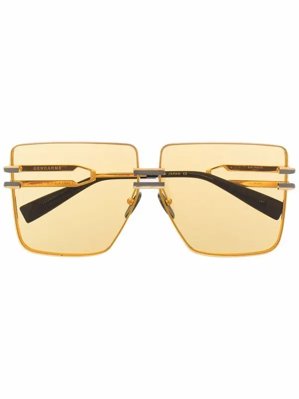Balmain Gendarme Sunglasses - Gold