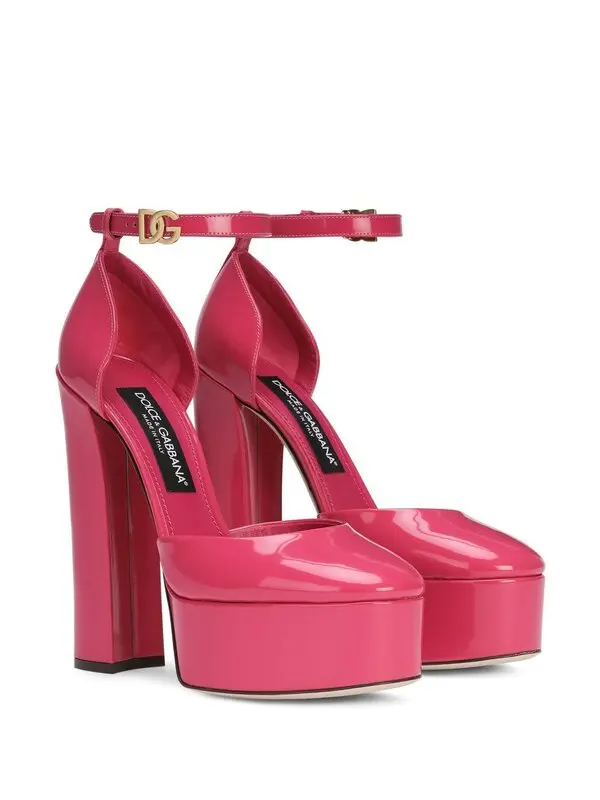 Dolce & Gabbana 145mm Patent-leather Platform Pumps