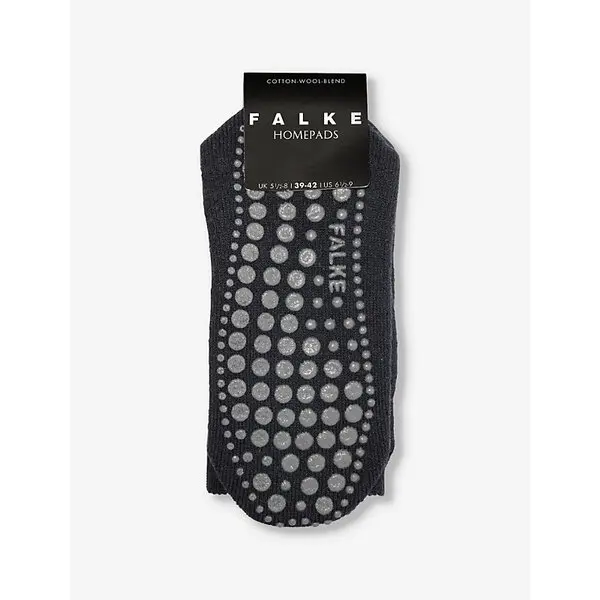 Falke Homepads Slipper Socks - 3180 Asphalt Mel.