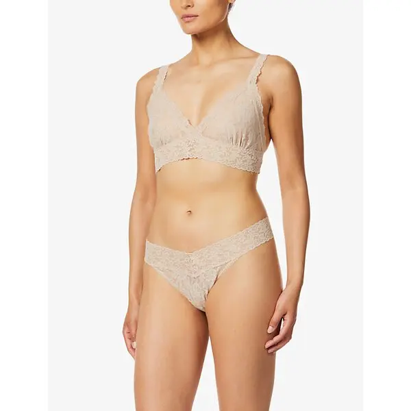 Hanky Panky Signature Original-rise Stretch-jersey Thong - Chai
