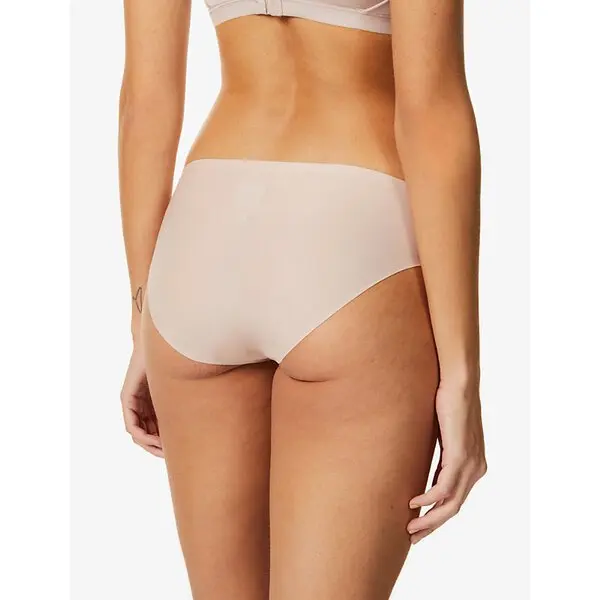 Chantelle Soft Stretch Seamless One-size Brazilian Briefs - Dusty Pink