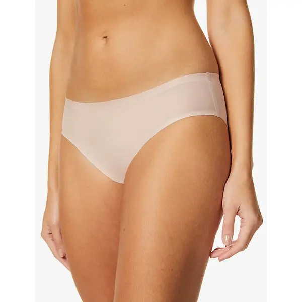 Chantelle Soft Stretch Seamless One-size Brazilian Briefs - Dusty Pink