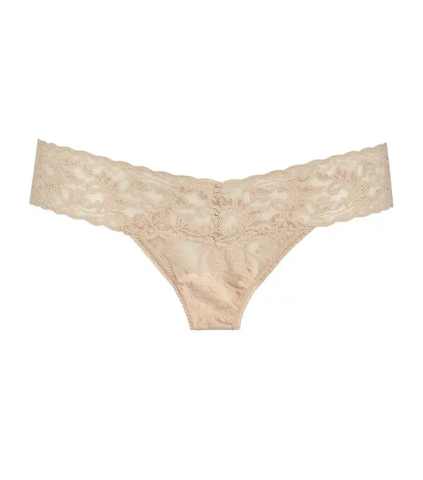 Hanky Panky Low-rise Thong - Beige