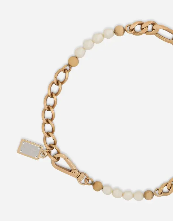 Dolce & Gabbana Link Necklace With Pearls