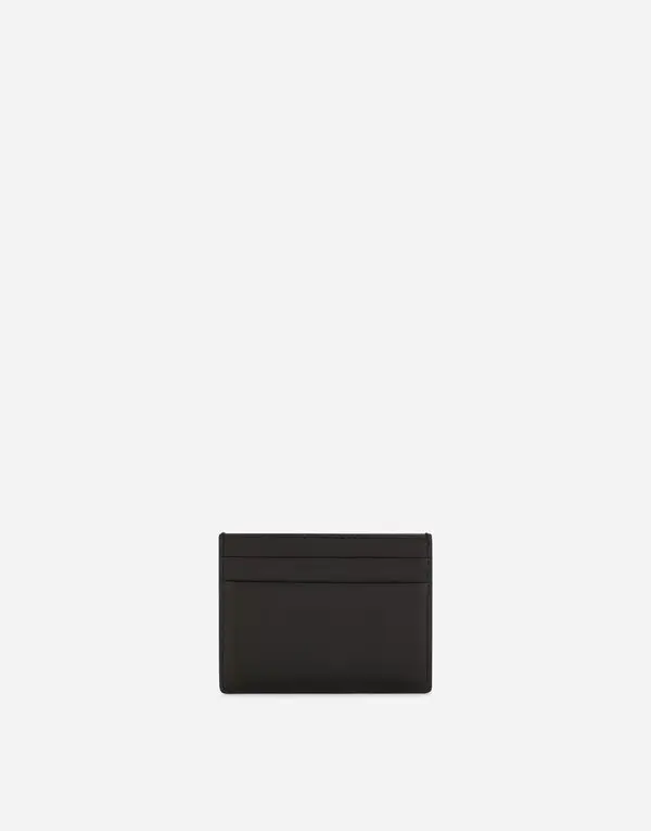 Dolce & Gabbana Calfskin Card Holder With Dg Logo