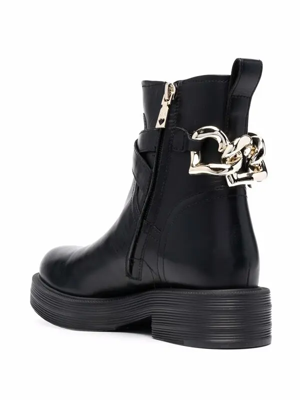 Moschino Heart-charm Ankle Boots