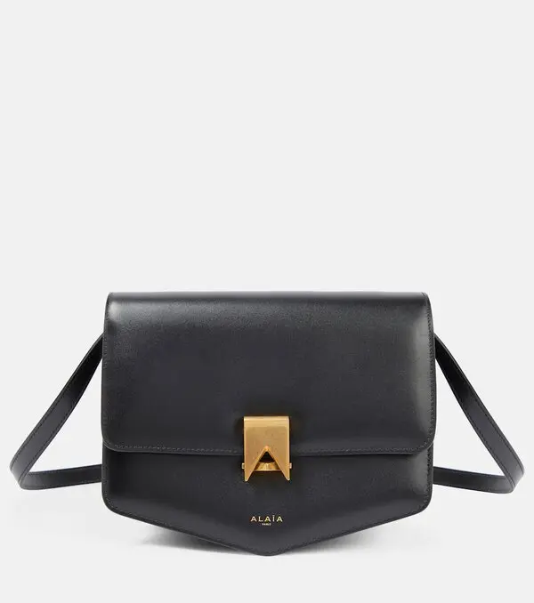 Alaïa Le Papa Small Leather Crossbody Bag - Black