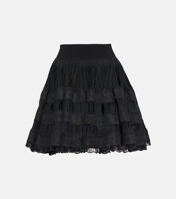 Alaïa Crinoline Mini Skirt - Black