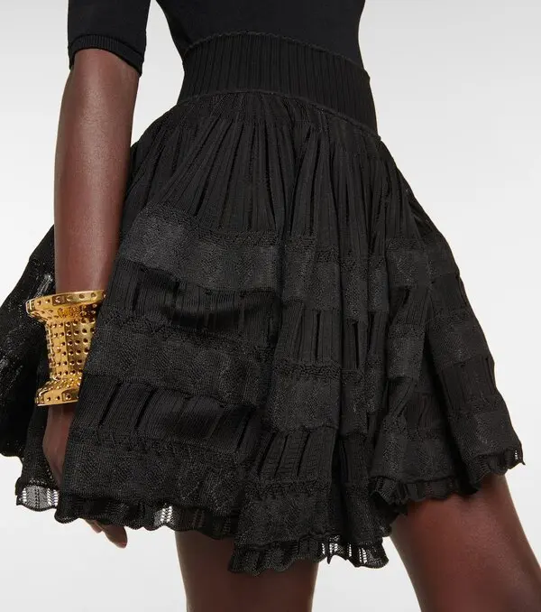Alaïa Crinoline Mini Skirt - Black