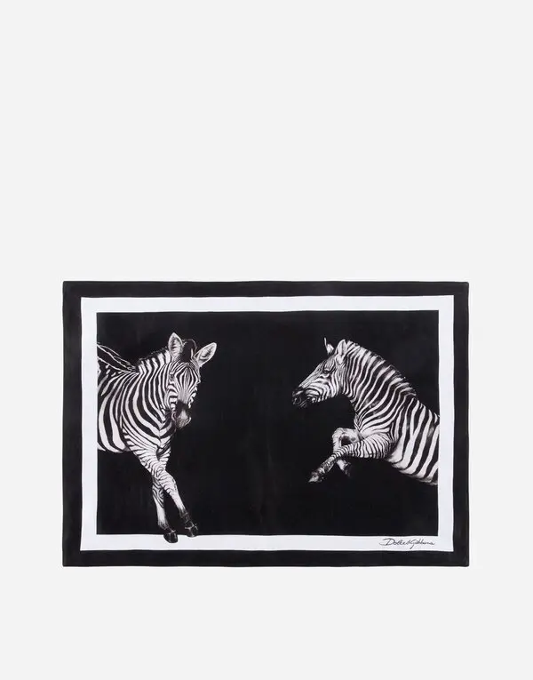 Dolce & Gabbana Set Linen Placemat And Napkin