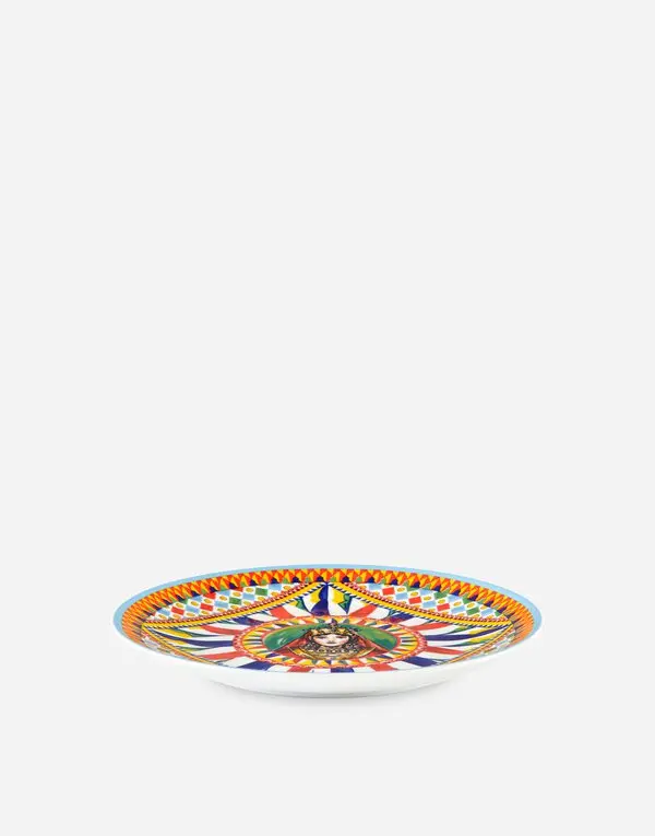 Dolce & Gabbana Set 2 Porcelain Dinner Plates - Multicolor