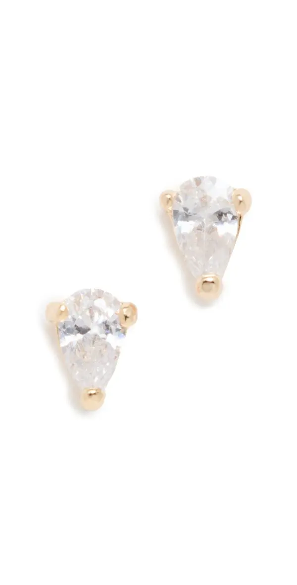 Shashi Cherina Stud Earrings - Gold