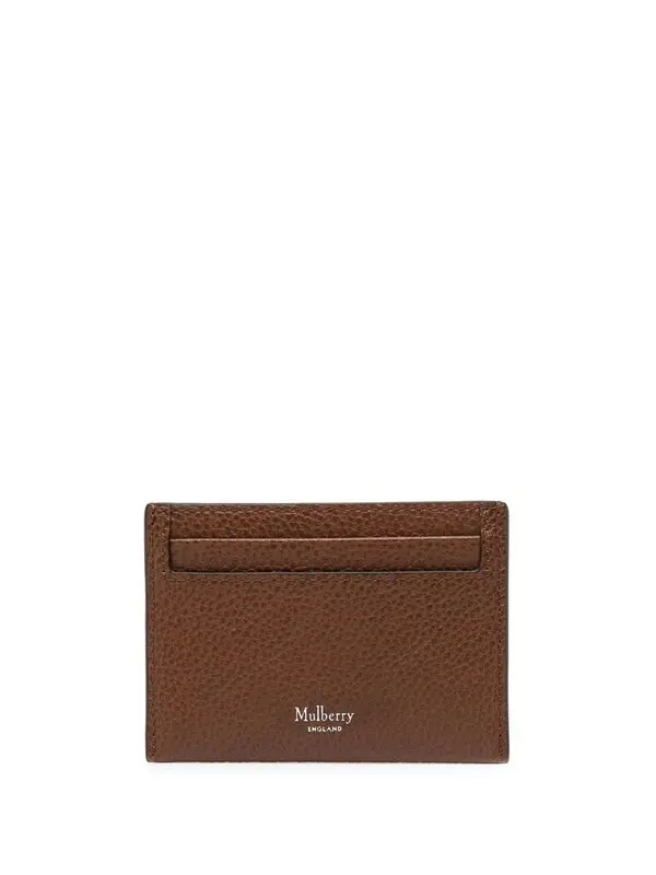 Mulberry Logo-embellished Cardholder - Brown