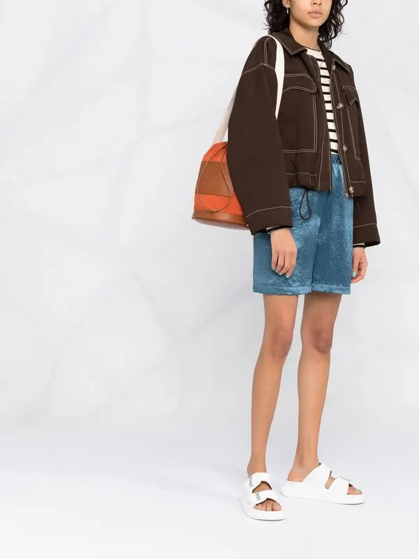 JIL SANDER Drawstring Bucket Bag