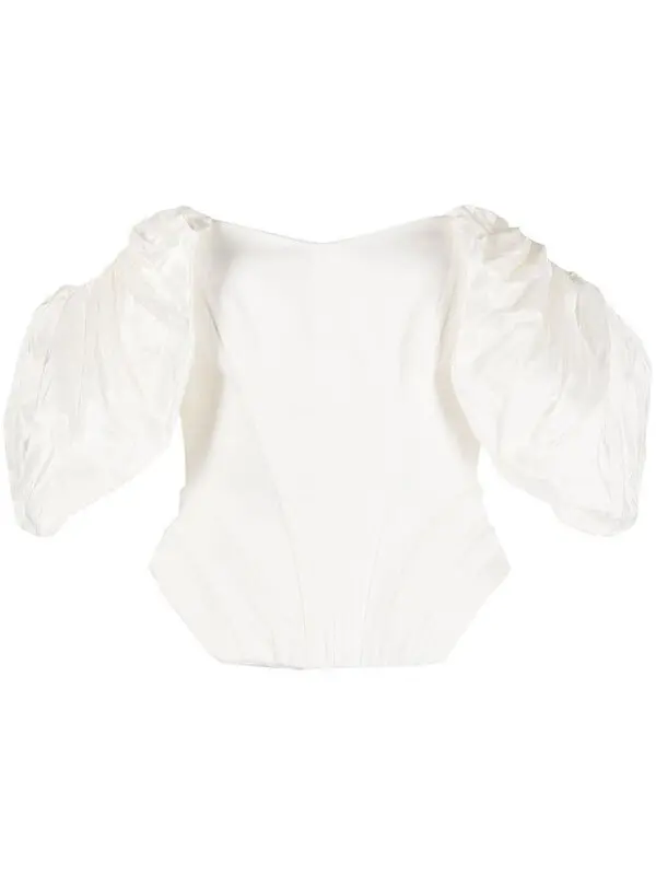 V:PM ATELIER Off-shoulder Puff Sleeve Blouse