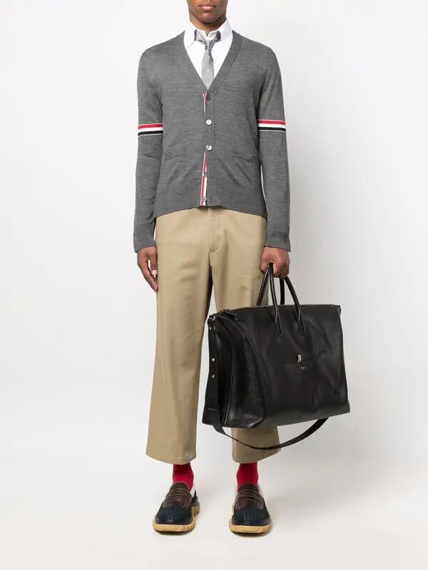 Thom Browne Rwb Striped Cardigan
