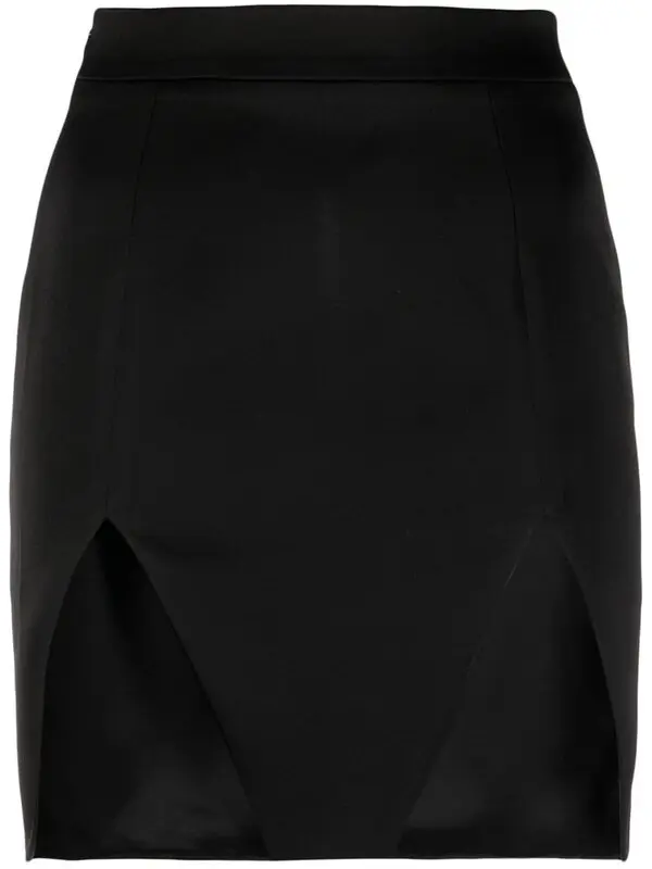 V:PM ATELIER Cut-out Mini Skirt - Black
