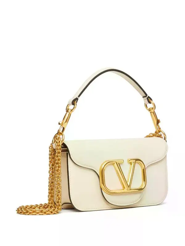 Valentino Garavani Locò Small Shoulder Bag - Neutrals
