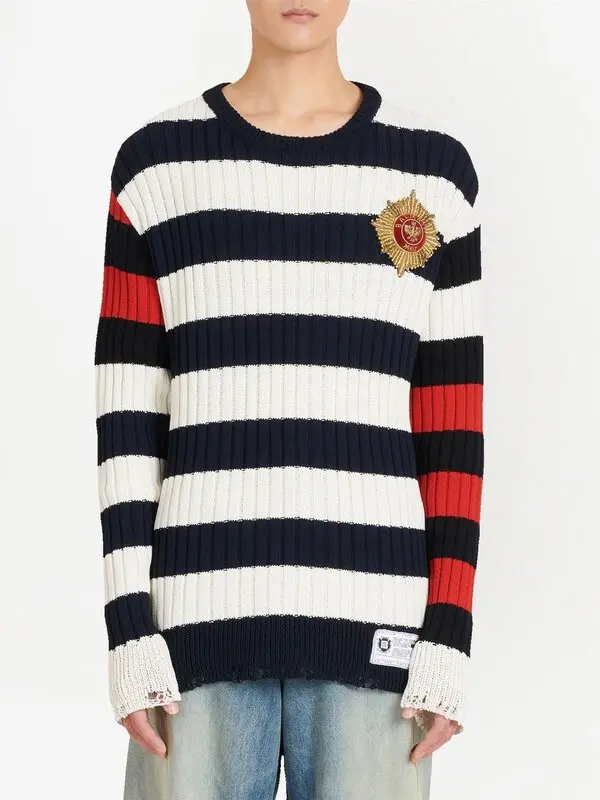 Balmain Striped Jumper