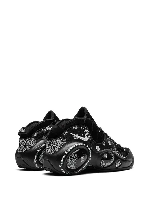 Nike X Supreme Air Zoom Flight 95 Sneakers - Black | Editorialist