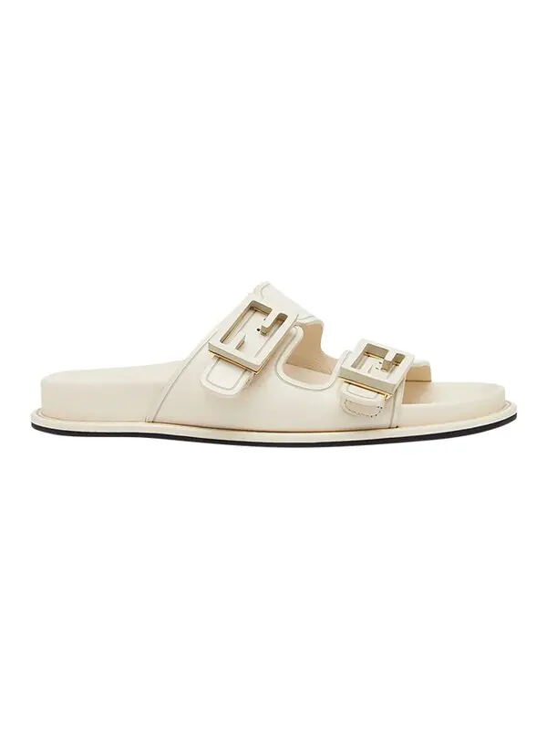 Fendi Leather Dual-buckle Sporty Sandals