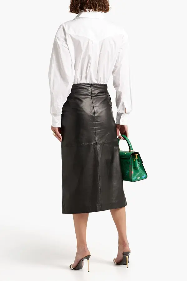 Alexandre Vauthier Cotton Poplin Shirt With Two Front Pockets