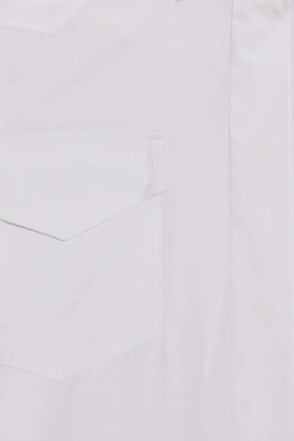 Alexandre Vauthier Cotton Poplin Shirt With Two Front Pockets