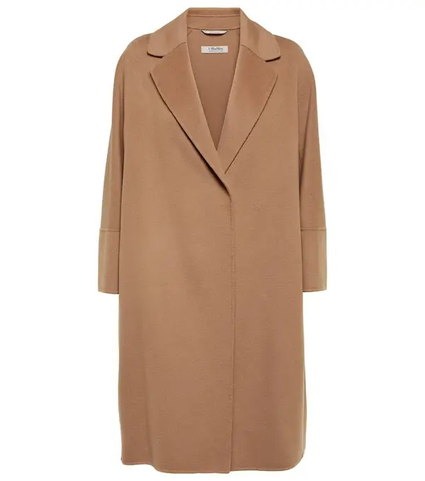 Max Mara Arona Virgin Wool Coat - Beige