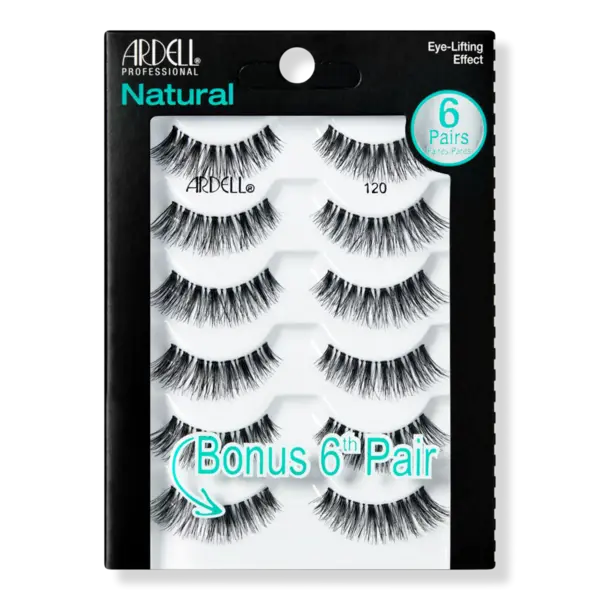 ARDELL Natural False Eyelash #120 Multipack - One-color