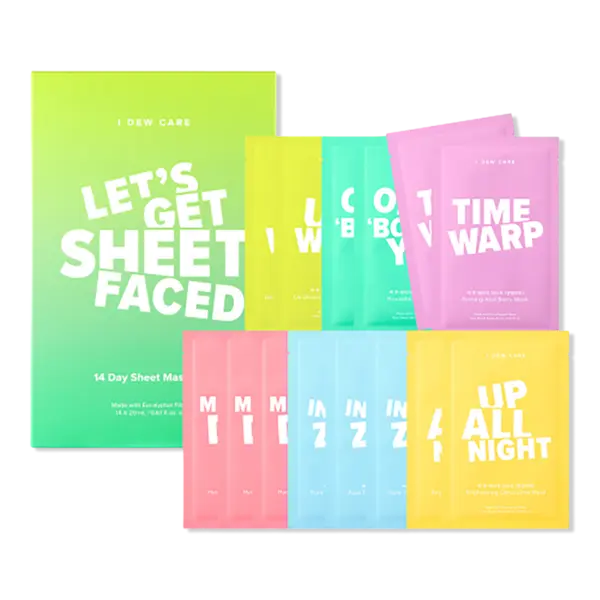 I DEW CARE Let's Get Sheet Faced Sheet Mask Set - One-color