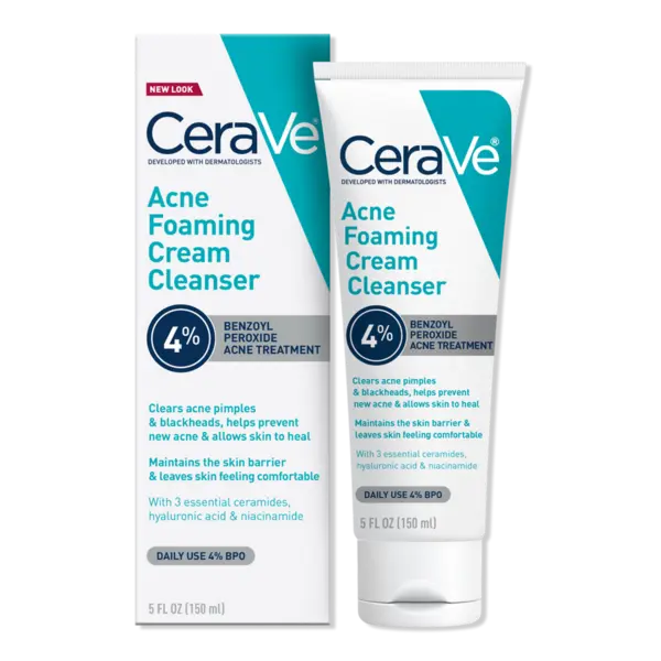 Cerave Acne Foaming Cream Cleanser - One-color