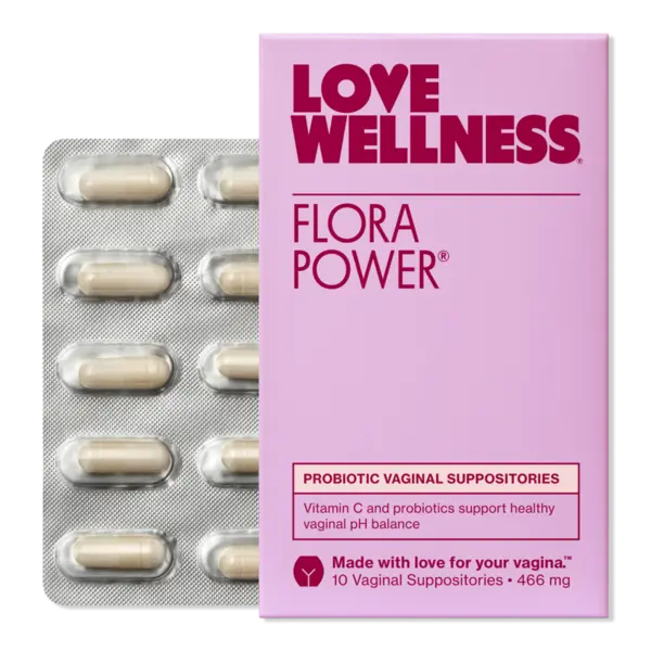 LOVE WELLNESS Flora Power: Probiotic Vaginal Suppositories