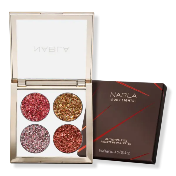 NABLA Ruby Lights Glitter Palette - One-color
