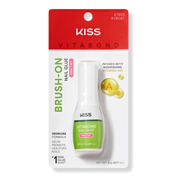 Kiss Vitabond Brush-on Nail Glue - One-color
