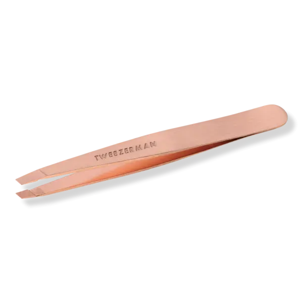 TWEEZERMAN Slant Tweezer - Rose Gold