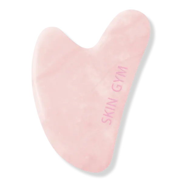 SKIN GYM Rose Quartz Crystal Sculpty Heart Gua Sha Tool - One-color
