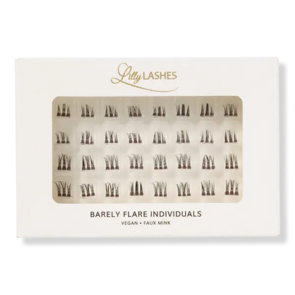 LILLY LASHES Barely Flare Individual Flare Faux Mink Lashes - One-color