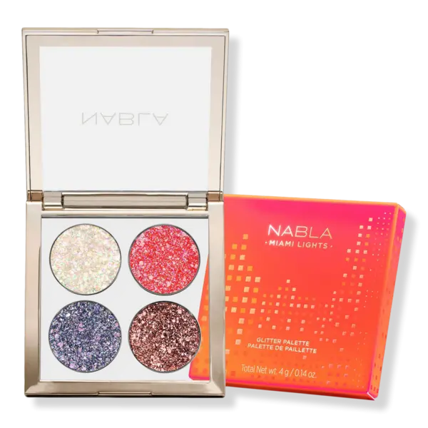 NABLA Miami Lights Glitter Palette - One-color