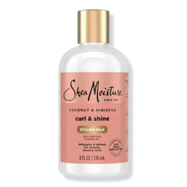 SHEAMOISTURE Coconut & Hibiscus With Silk Protein & Neem Oil Curl & Style Milk - One-color
