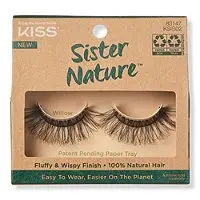 Kiss Sister Nature 100% Natural False Eyelashes, Willow