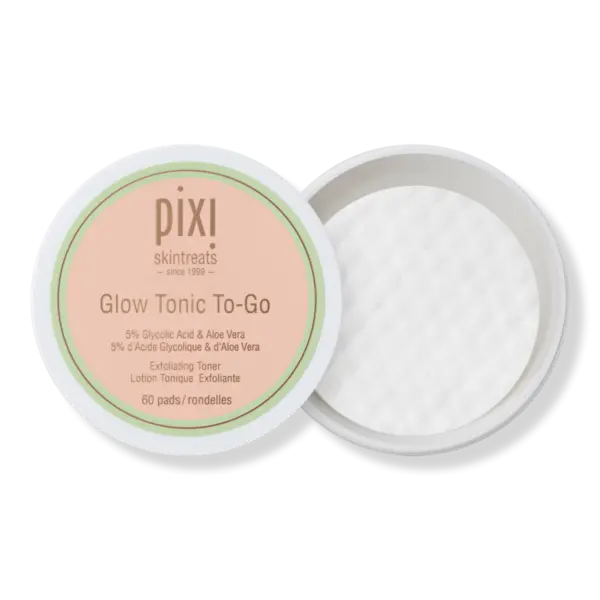 Pixi Glow Tonic To-go 5% Glycolic Acid Exfoliating Toner Pads - One-color