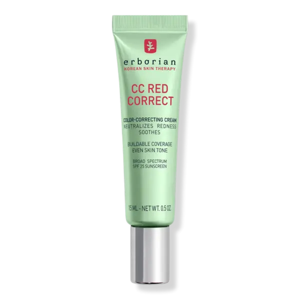 ERBORIAN Cc Red Correct Green Color Corrector Spf25 - One-color