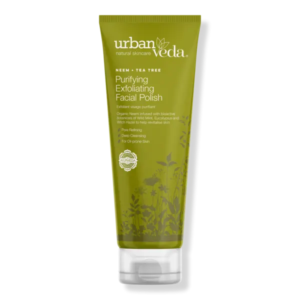 URBAN VEDA Purifying Neem & Tea Tree Exfoliating Facial Polish - One-color